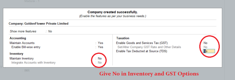 Tally Prime – Step by Step to Create Ledgers – Example 2 – RAMAKAYAL COMPUTER EDUCATION